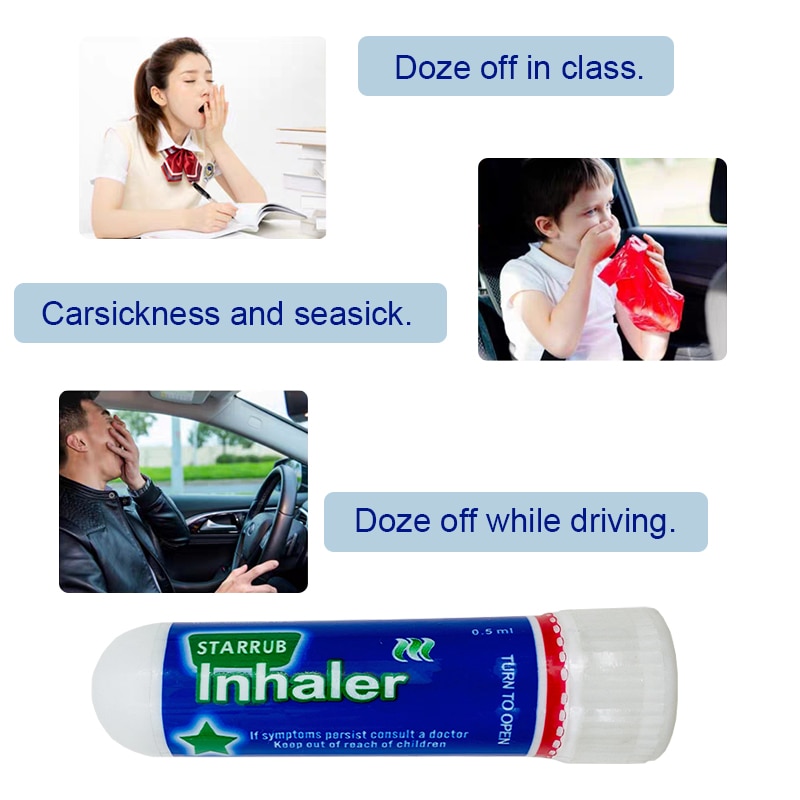 9pcs Nasal Essential Oils Rhinitis Mint Cream Refresh Nose Cold Cool ...