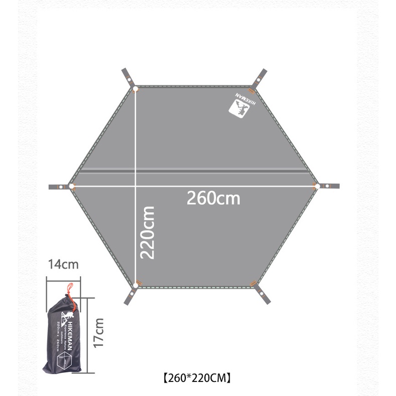 Groundsheet 3P 5P กราวชีท Hikeman แผ่นปูรองพื้นเต็นท์ ผ้าใบกันน้ํา ...