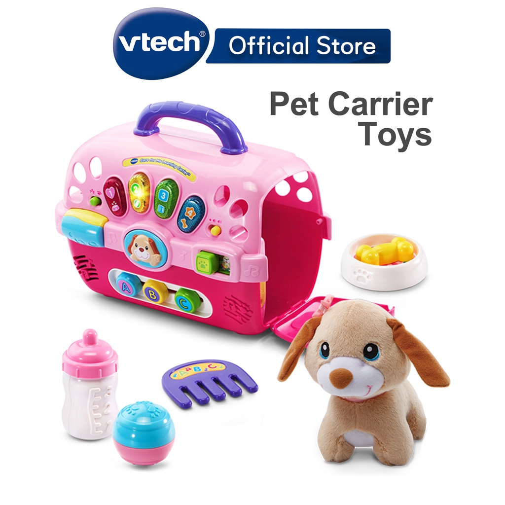 VTech Care for me learning carrier with Plush Dog Electronic Learning ...
