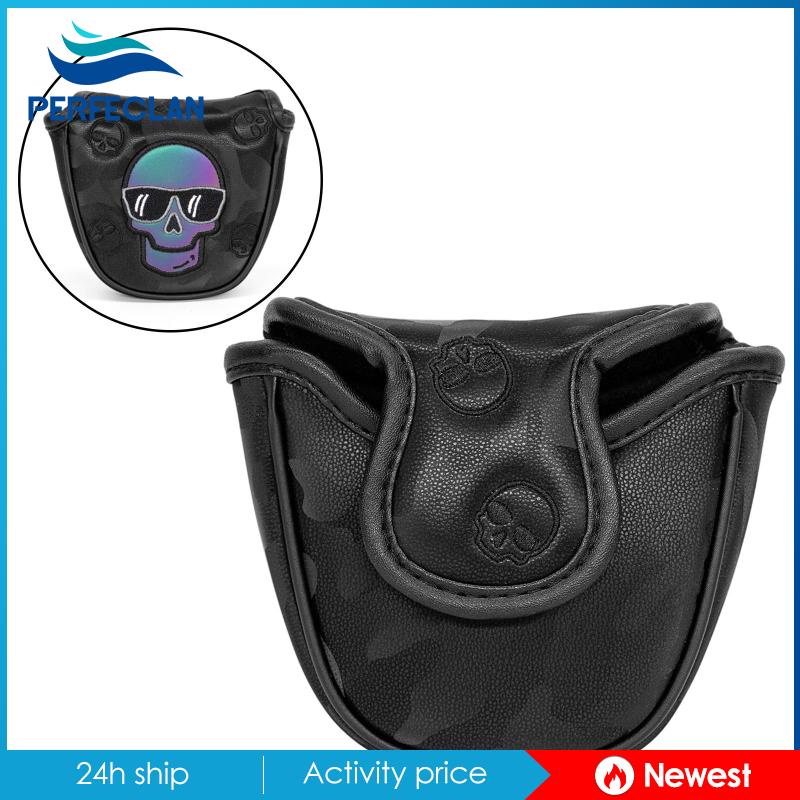 PU Golf Mallet Putter Cover Center Shaft Headcover Non-Slip Protection ...