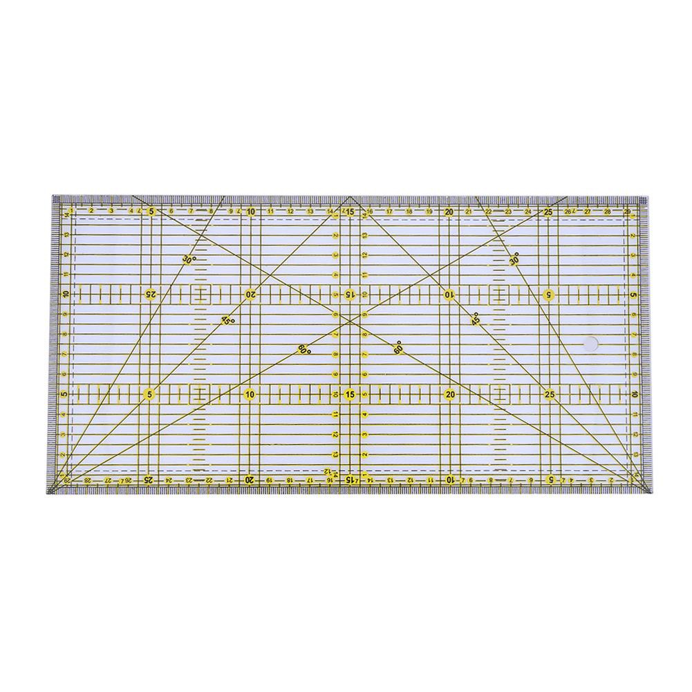 ACT 30 X 15cm Durable Clear Acrylic Quilt Ruler Handmade Patchwork ...