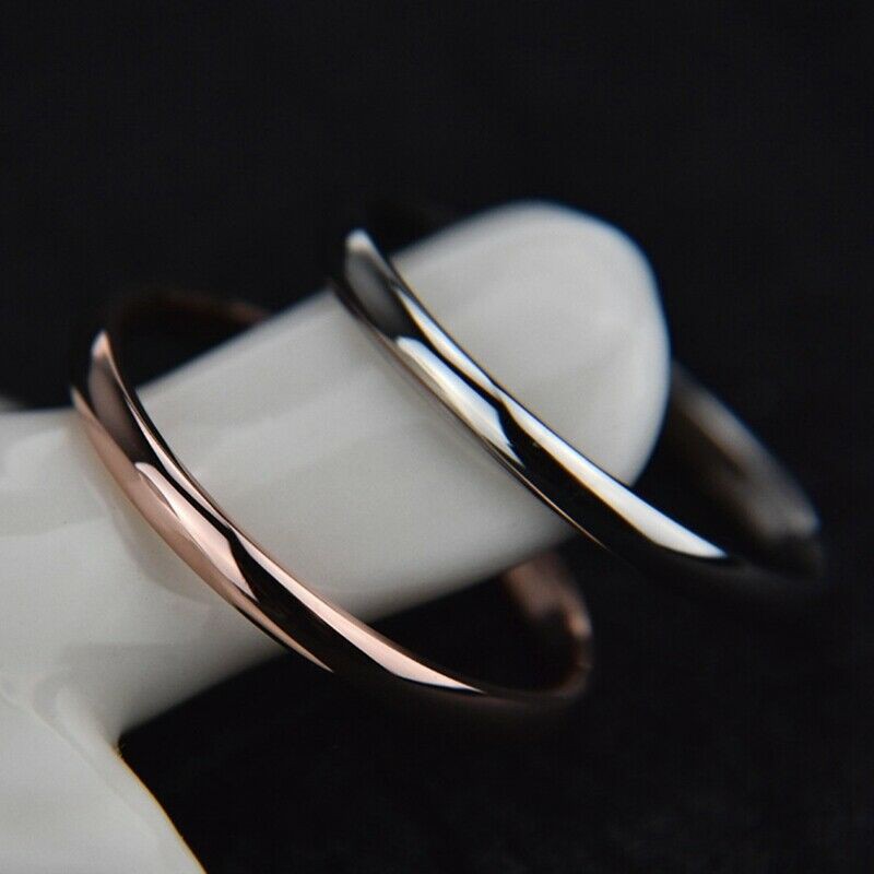 แหวนสแตนเลสแบบบาง 2 มมสำหรับผู้หญิง - equalistic.th - ThaiPick