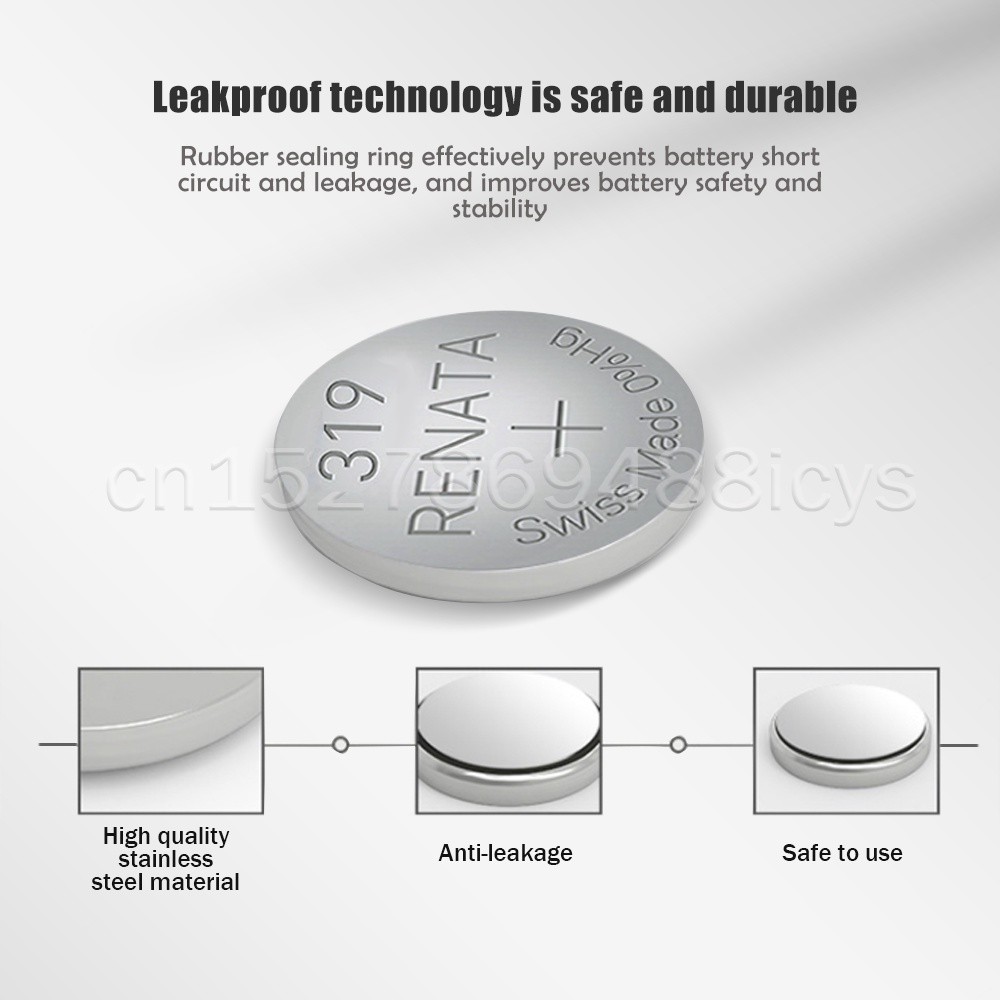 10 X RETAIL Brand New Renata LONG LASTING 319 SR527SW SR527 V319 Watch ...