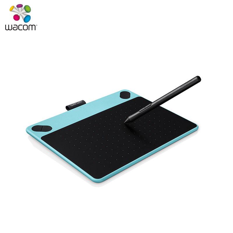 wacom intuos art cth - 490 ปากกาและแท็บเล็ตดิจิตอลแบบสัมผัสสีดํา/สีฟ้า ...
