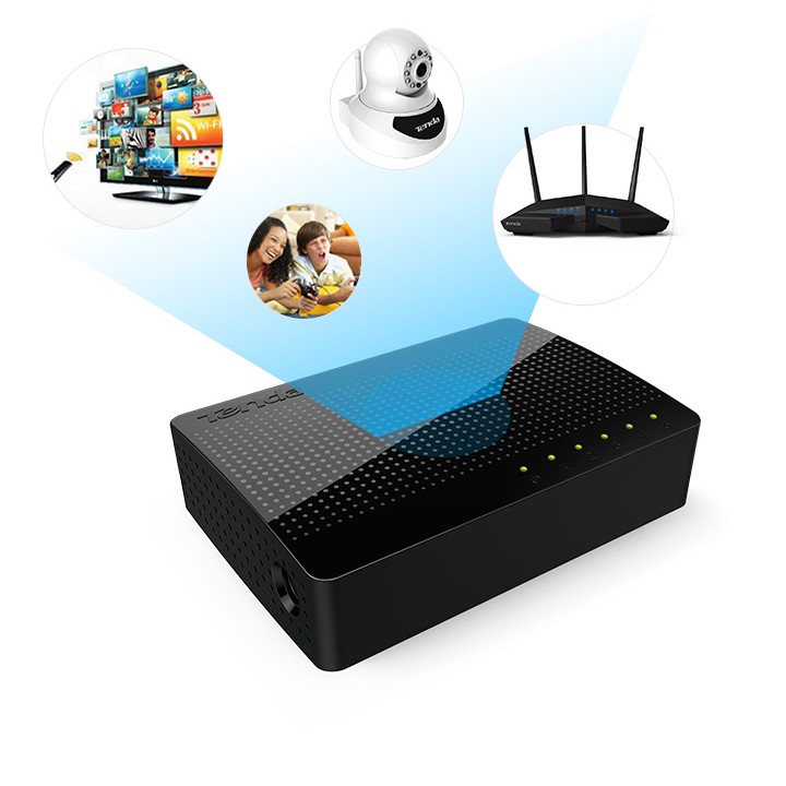 Tenda SG105 5-Ports Gigabit Ethnet Network Switch, LAN Hub, Auto MDI ...