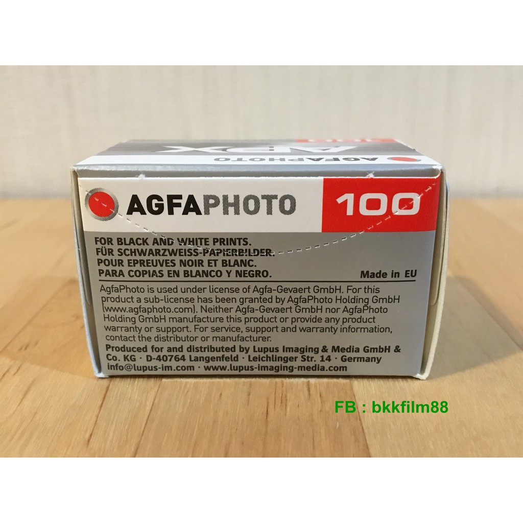ฟิล์มขาวดำ AGFA APX 100 35mm 135-36 BW Film ฟิล์มถ่ายรูป ฟิล์ม 135 Agfaphoto - blkfilm - ThaiPick