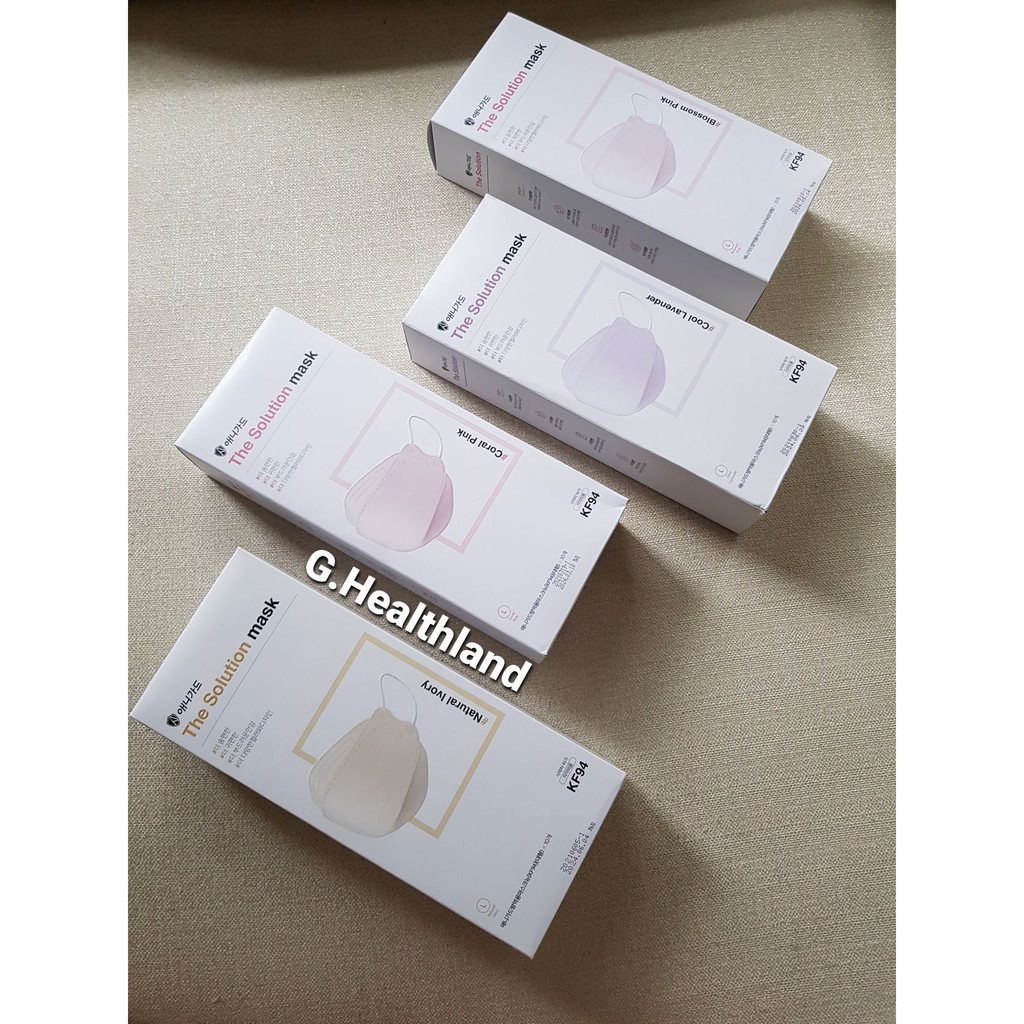 (ราคาจำหน่ายเป็นกล่อง️1กล่อง ต่อ10ชิ้น) หน้ากากอนามัย MASK KF94 KF80 Anyguard the Solution - g ...