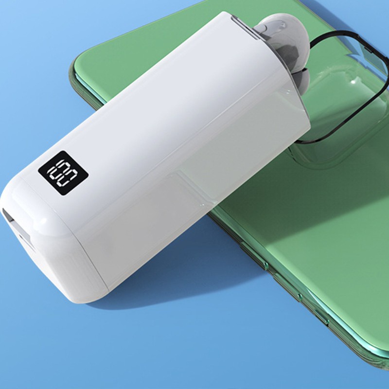 HOLD Mini Power Bank Wireless Single Ear TWS Bluetooth Earphone Stereo ...