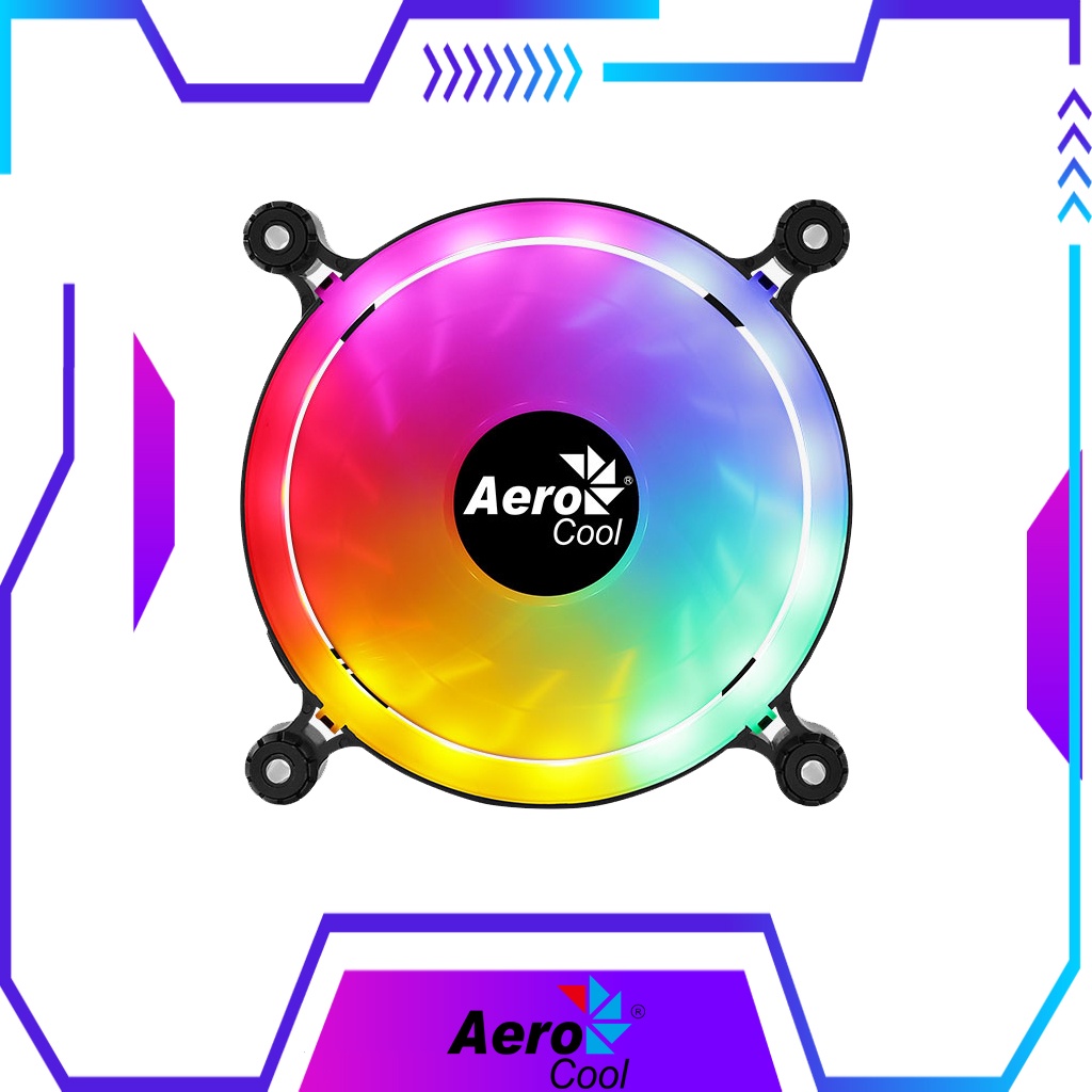 AEROCOOL - CASE FAN 12CM SPECTRO 12 FRGB พัดลมเคส รับประกัน 1 ปี ...