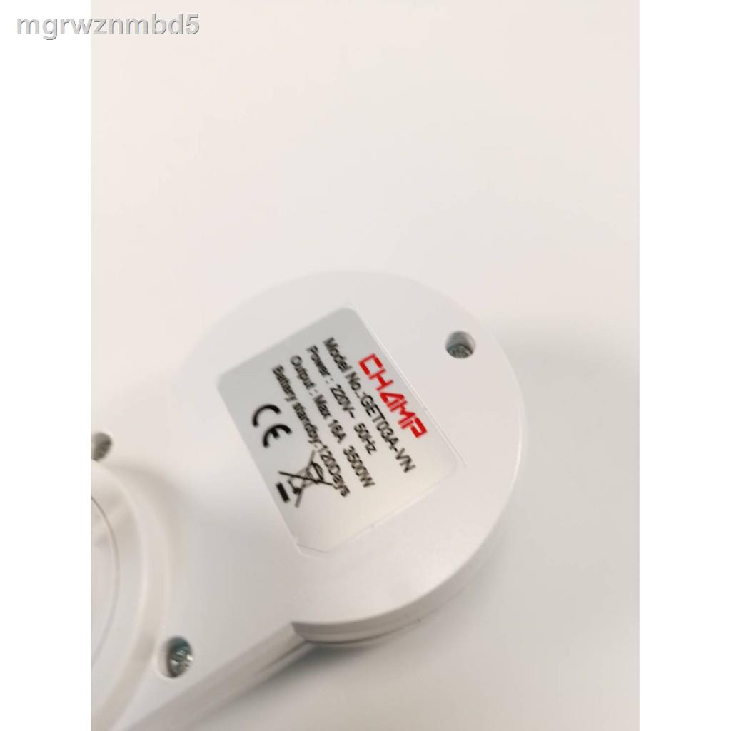 Champ Timer Digital 3500w ปลั๊กไฟตั้งเวลา 24 ชั่วโมง ระบบดิจิตอล ตั้งเวลาเปิดปิดได้ 20 โปรแกรม ...