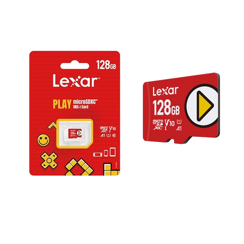 Lexar 128GB PLAY microSDXC UHS-I Memory Card Class 10 150MBs ...