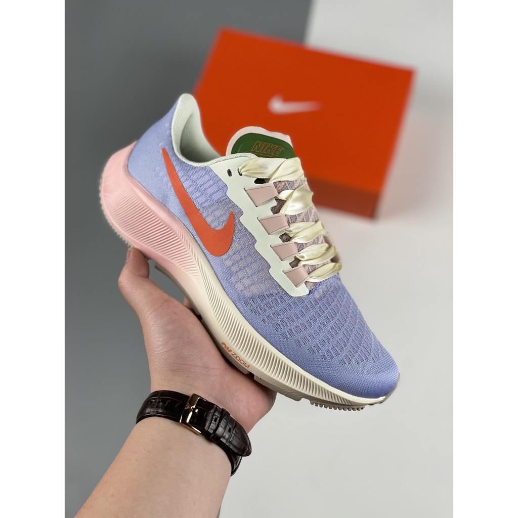 แท้จริง Nike WMNS Nike Zoom STRCTURE 37 Anti-wear and shock absorber ...