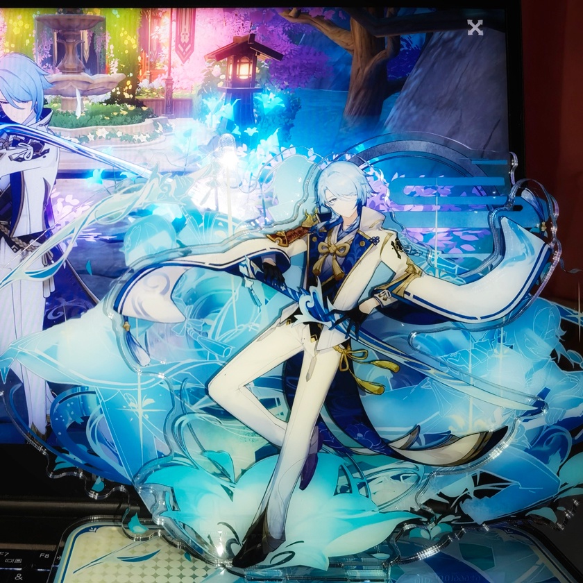 Genshin Impact Original 20cm Acrylic Figure Stand Kamisato Ayato ...