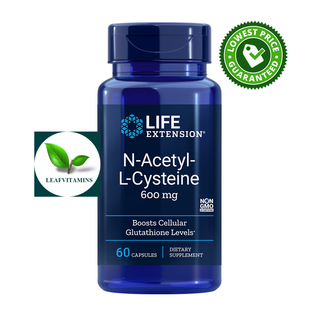Life Extension N-Acetyl-L-Cysteine (NAC) 600 mg / 60 Capsules | Shopee Thailand