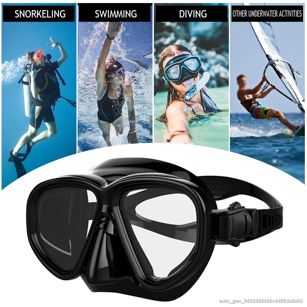 Swimming Goggles Diving Snorkeling Glass Diving Mask Scuba Snorkel ...