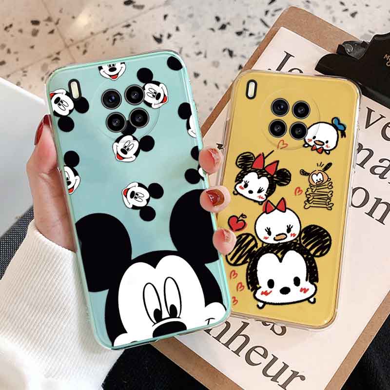 Mickey Mouse Minnie Case For Honor 50 Lite Cute Girls Silicone Soft Tpu ...