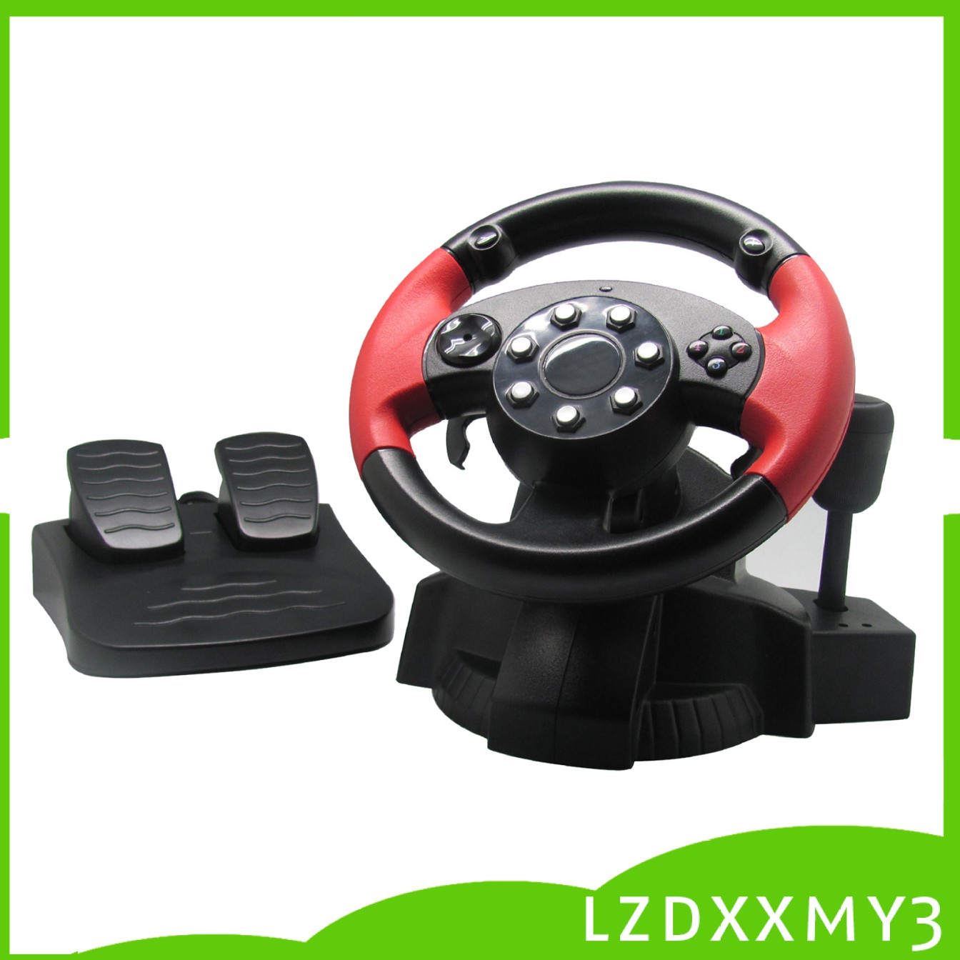 HOT Gaming Racing Simulator Driving PC Steering Wheel & Pedal Set For ...