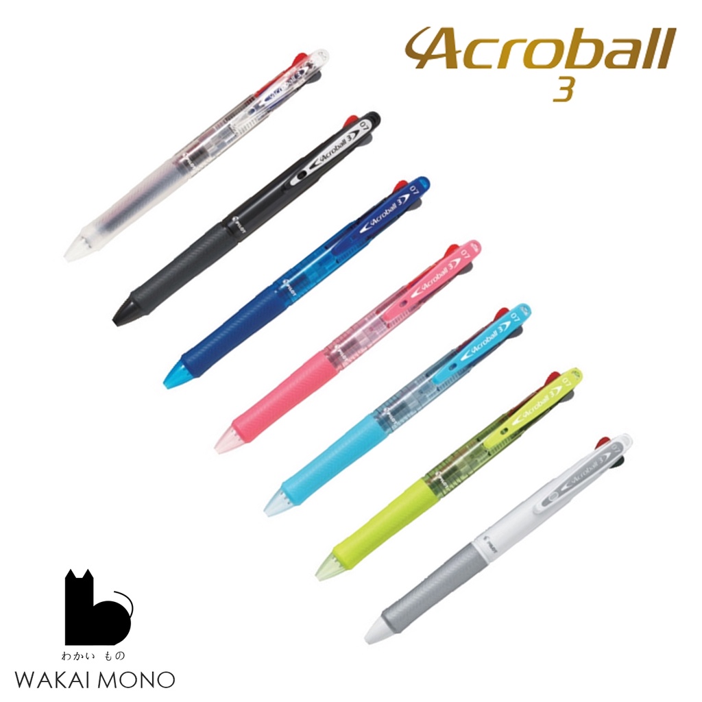 ปากกาลูกลื่น 3in1 PILOT Acroball 3 ขนาดหัว 0.7mm | Shopee Thailand