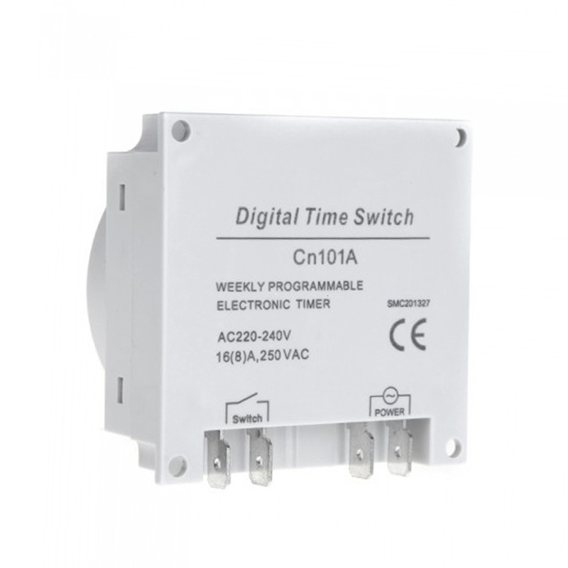 EM CN101A AC 220V Digital LCD Power Timer Programmable Time Switch Relay 16A timers CN101A timer ...