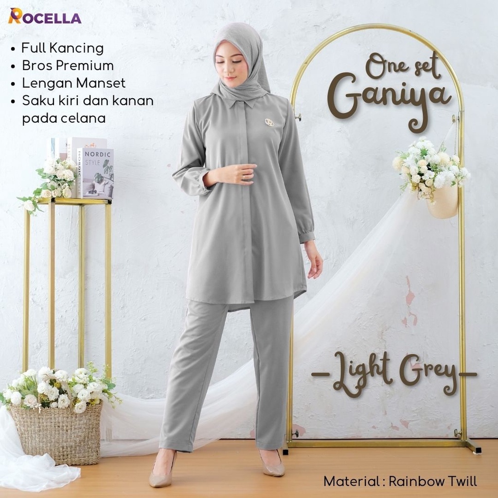 Rocella ONE SET GANIYA ชุดเซตผู้หญิง ชุดทํางาน ชุดลําลอง ชุดเซตธรรมดา ...