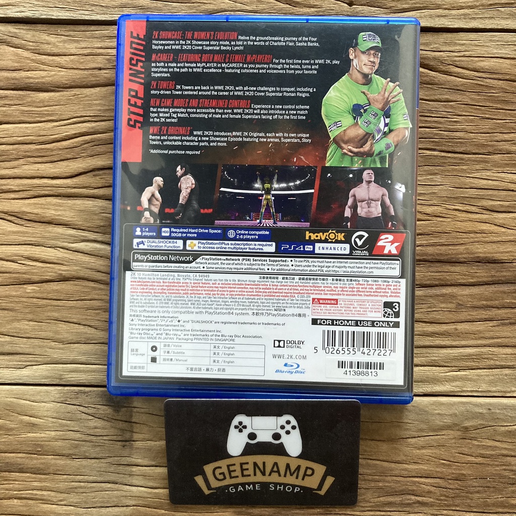 PS4 มือ2 ตำหนิแผ่นมีรอย WWE 2K20 (R3ASIA) (EN) W2K20 World Wrestling ...