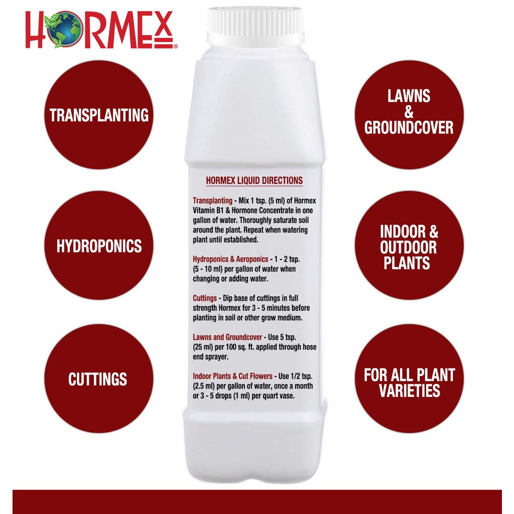 HORMEX วิตามินฮอร์โมนกระตุ้นการเจริญเติบโตของพืช วิตามินบี1 B1 ROOTING ...