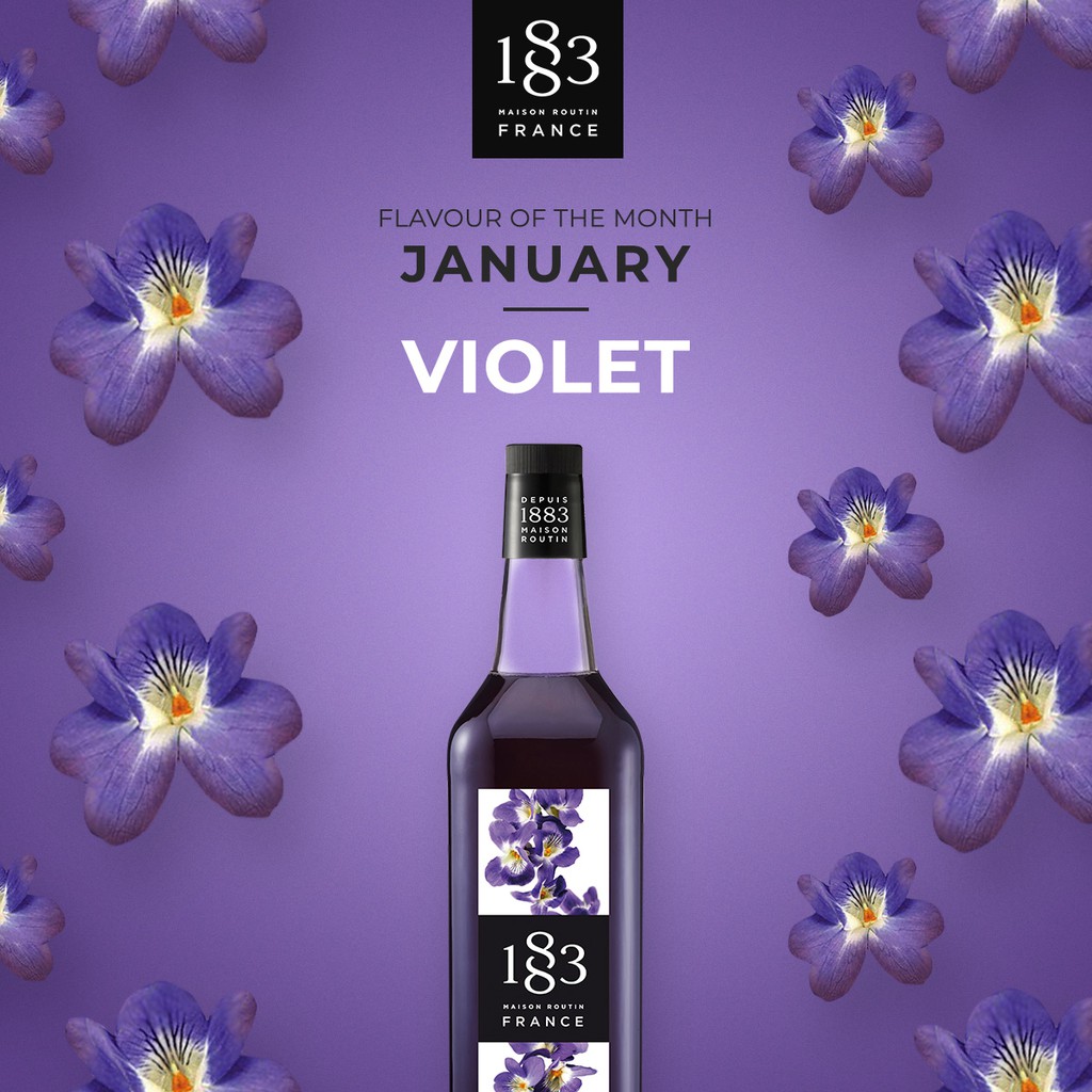 1883 น้ำเชื่อมกลิ่นไวโอเล็ต 1000 มล.(1883 VIOLET SYRUP 1000 ml.) - 1883syrupsthailand - ThaiPick