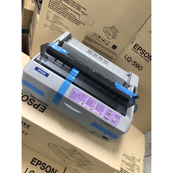 เครื่องพิมพ์ใหม่ Printer EPSON LQ-590 รับประกัน หัวพิมพ์ตัวเครื่อง 2 ปี แถมตลับหมึก EPSON แท้ 1 ...