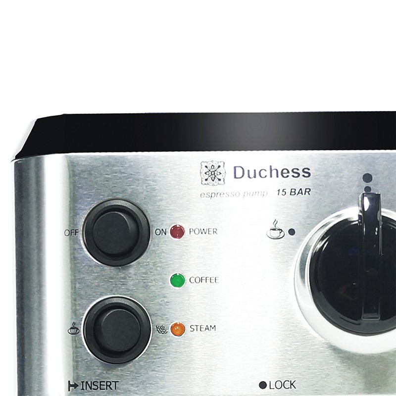 Duchess CM3000B - เครื่องชงกาแฟสด พร้อม ก้านชงถ้วยกรอง1 และ 2ช็อต รับ ...