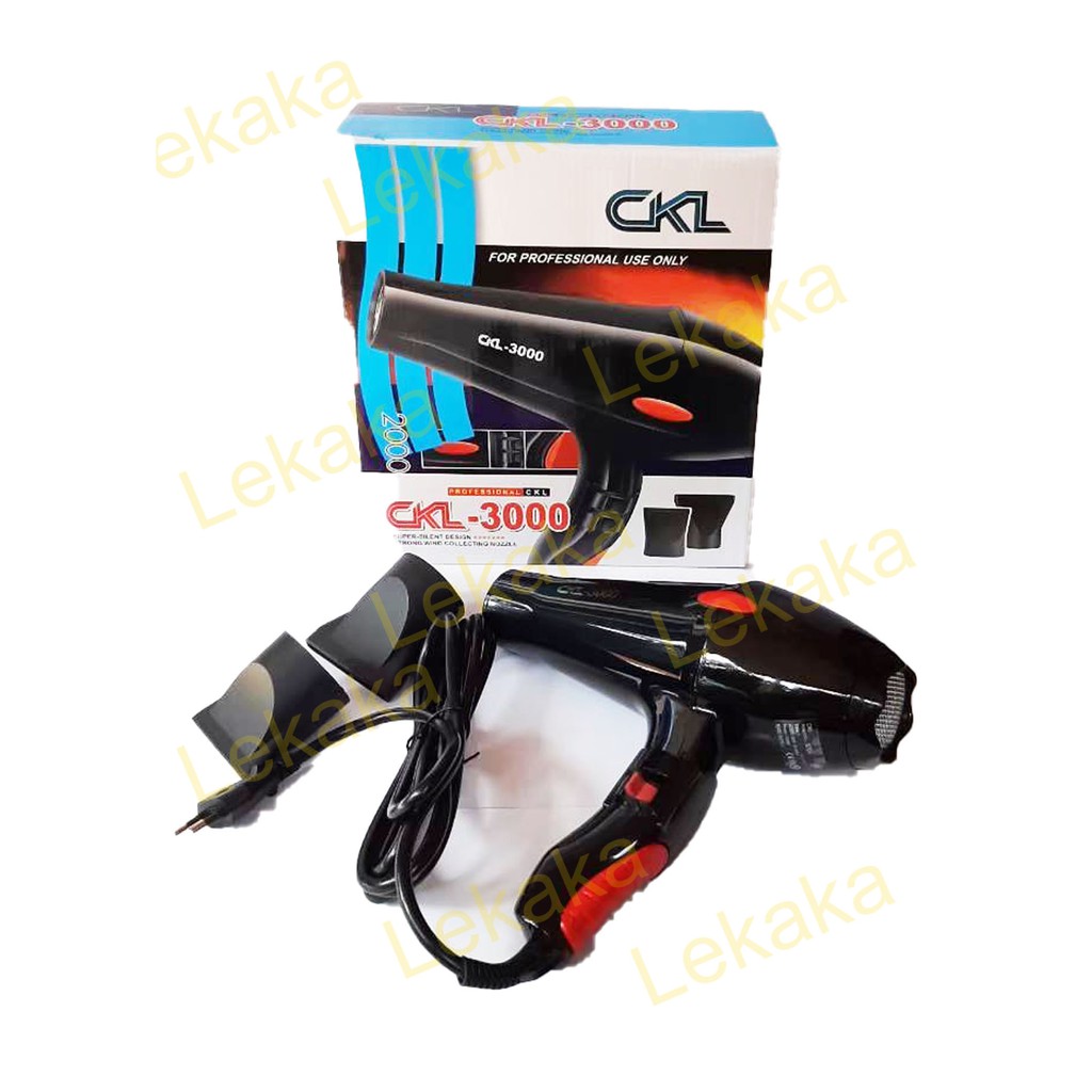 ไดร์เป่าผม CKL รุ่น CKL-3000 ปรับลมร้อน-ลมเย็นได้ Professional Hair Dryer | Shopee Thailand