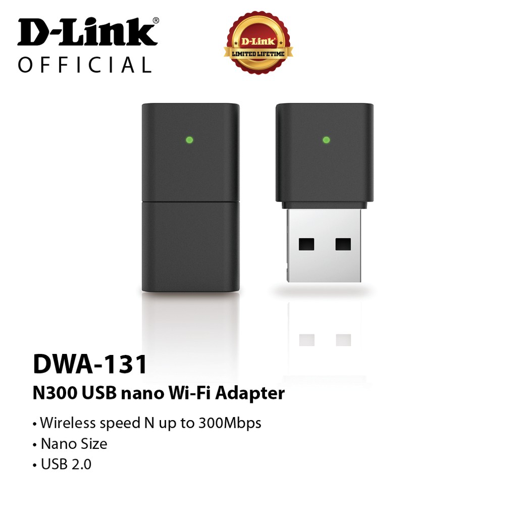 D-Link DWA-131 300Mbps Wireless-N USB Nano Adapter | Shopee Thailand