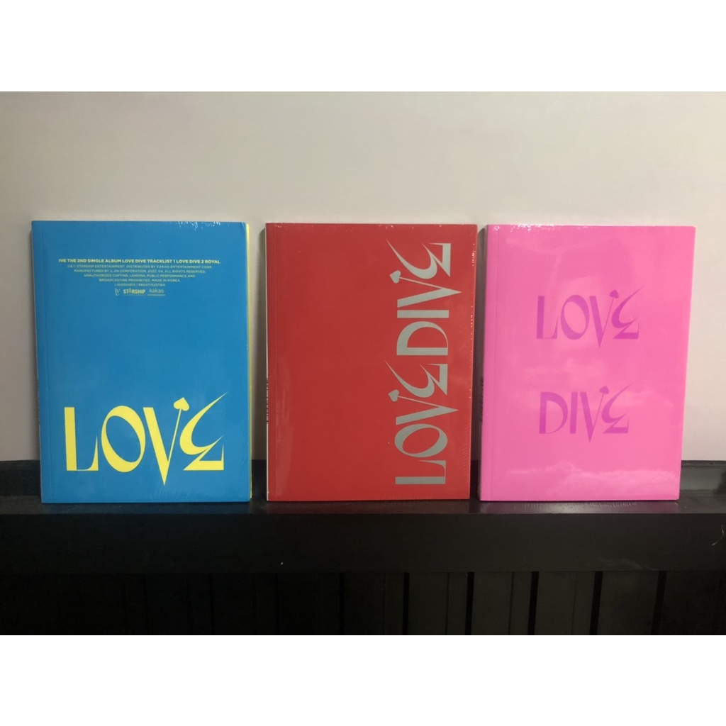 IVE 2nd album LOVE DIVE - อัลบั้มเต็มไม่แกะ - glamor_shopz - ThaiPick