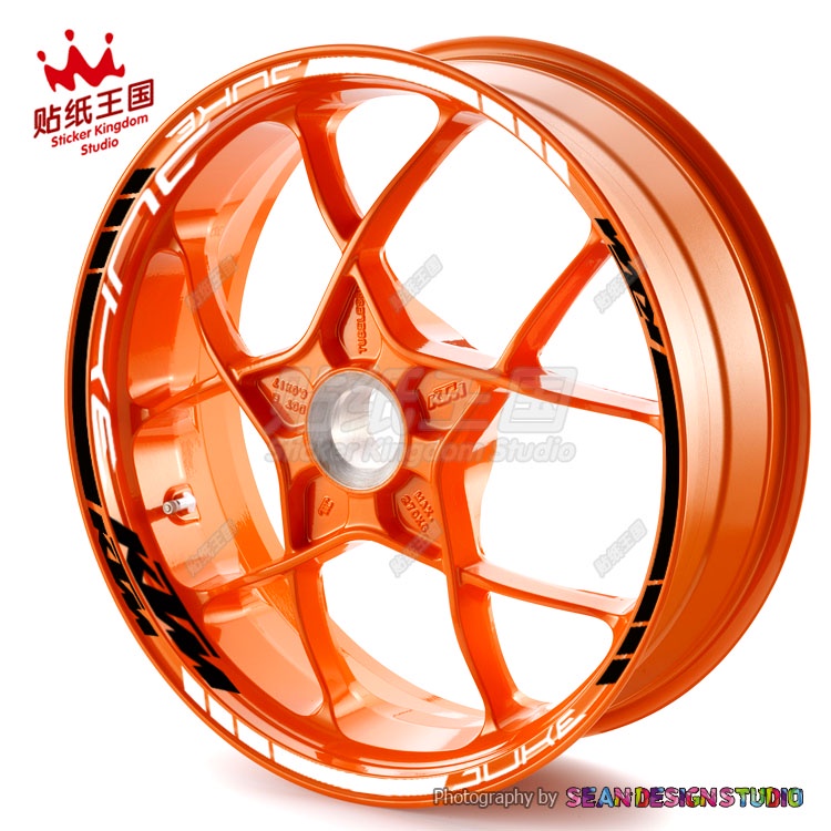 【Hot spot】KTM duke 250 390 690 790 890 1290 RC8 wheel hub rim sticker ...