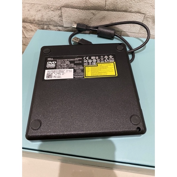 Dell External USB Slim DVD-RW Optical Drive DW316 มือสองสภาพดี ไม่มี ...