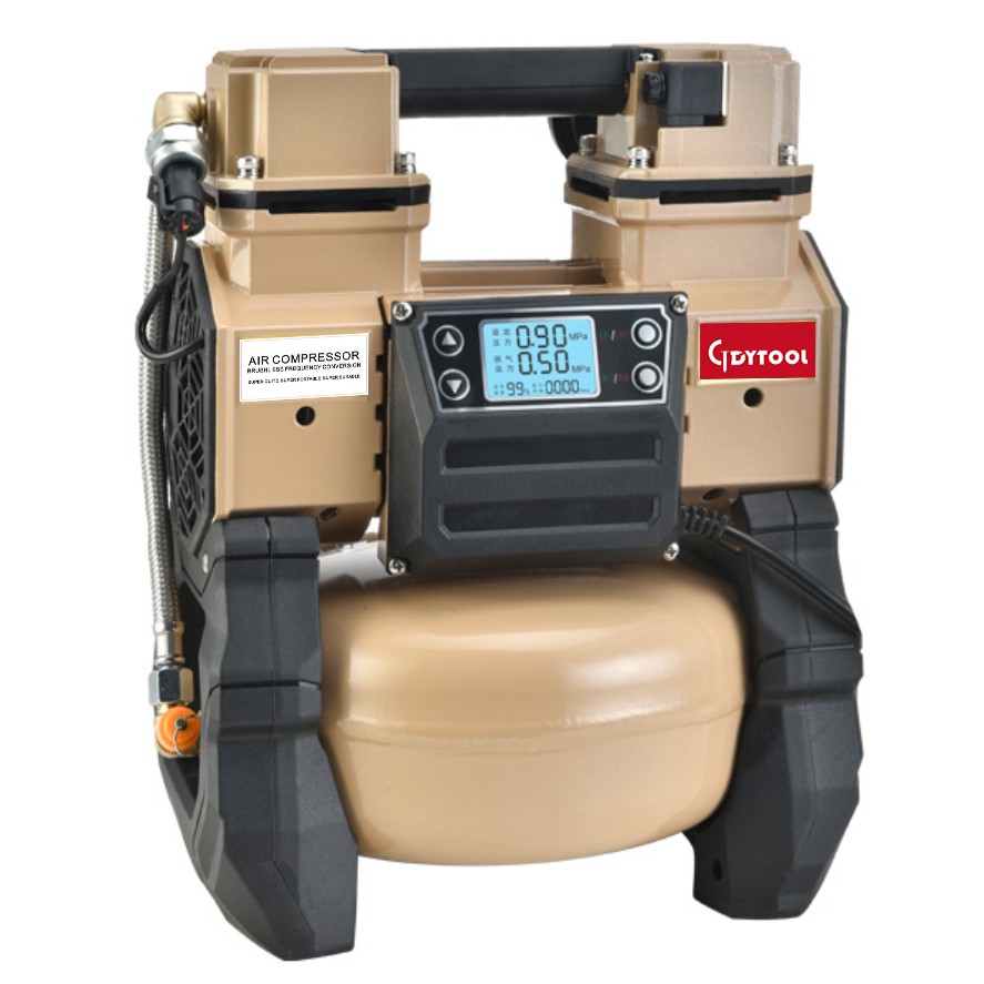 Brushless air compressors with 5L Tank GDY-881,Oil Free Permanent ...