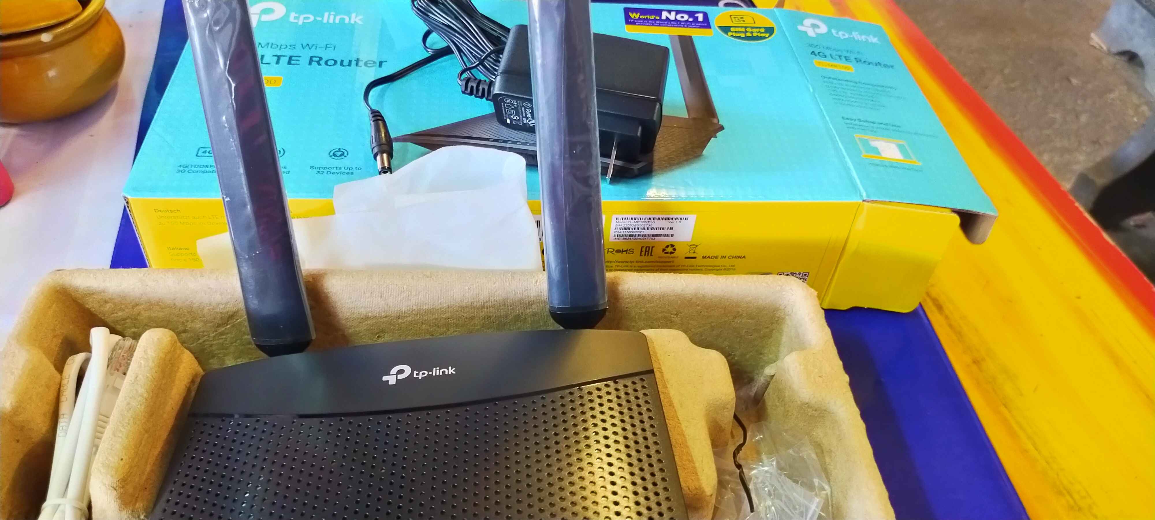 TP Link TL-MR100 300 Mbps Wireless N 4G LTE Router MR100/ivoryitshop ...