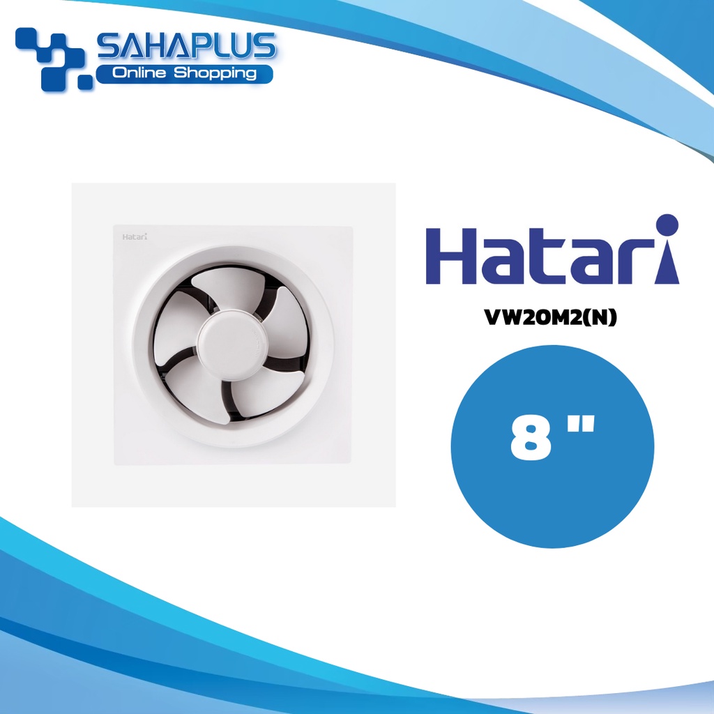 Hatari พัดลมดูดอากาศติดผนัง ขนาดใบพัด 12 นิ้ว รุ่น Vw30m2 N Lyc Shop