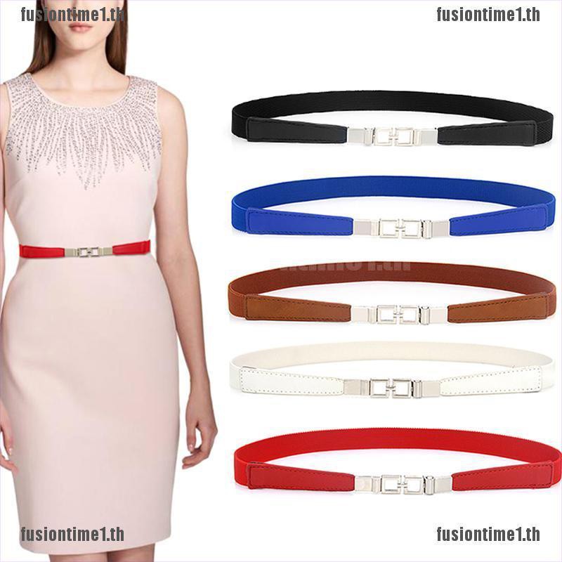 ☢Belts women 2020 Summer New Women Fashion Waist Belt Narrow Stretch ...
