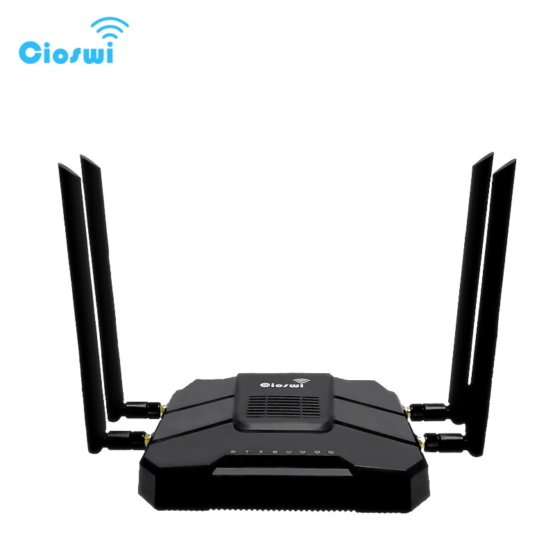 Gigabit openWRT WiFi Router With SIM Card Slot 1200Mbps 2.4G/5GHz 256MB ...