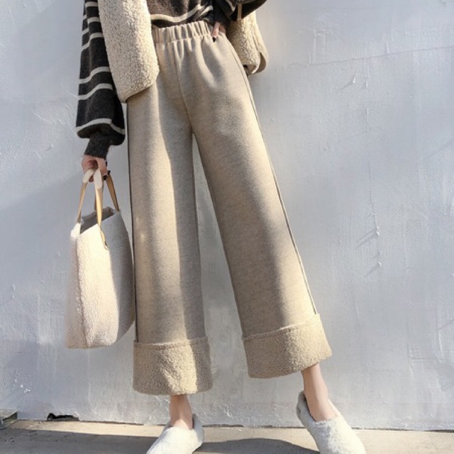 Fluffy wool pants (ส่งฟรี ems) - what.u.wear - ThaiPick