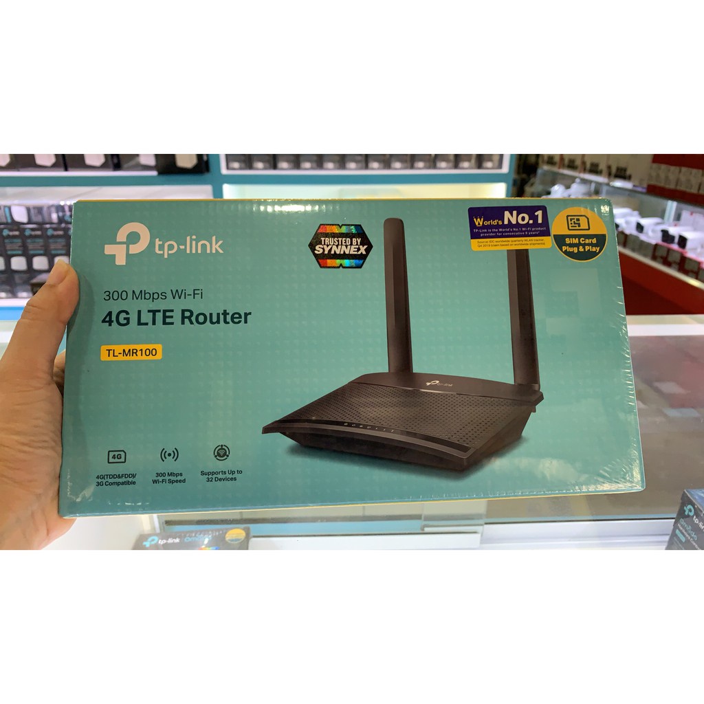 TPLINK TL-MR100 300 Mbps Wireless N 4G LTE Route สินค้าพร้อมส่งจ้า ...