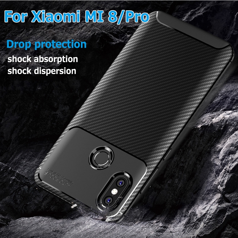 Xiaomi Mi 8 /8 Pro Soft Case เคสโทรศัพท์มือถือ TPU ป้องกันนิ้วมือ TPU ...