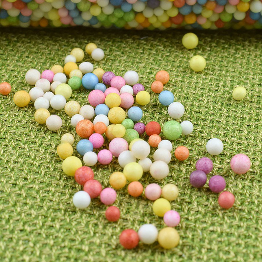 SHOWPearl slime foam ball filler colored styrofoam particles - showst ...