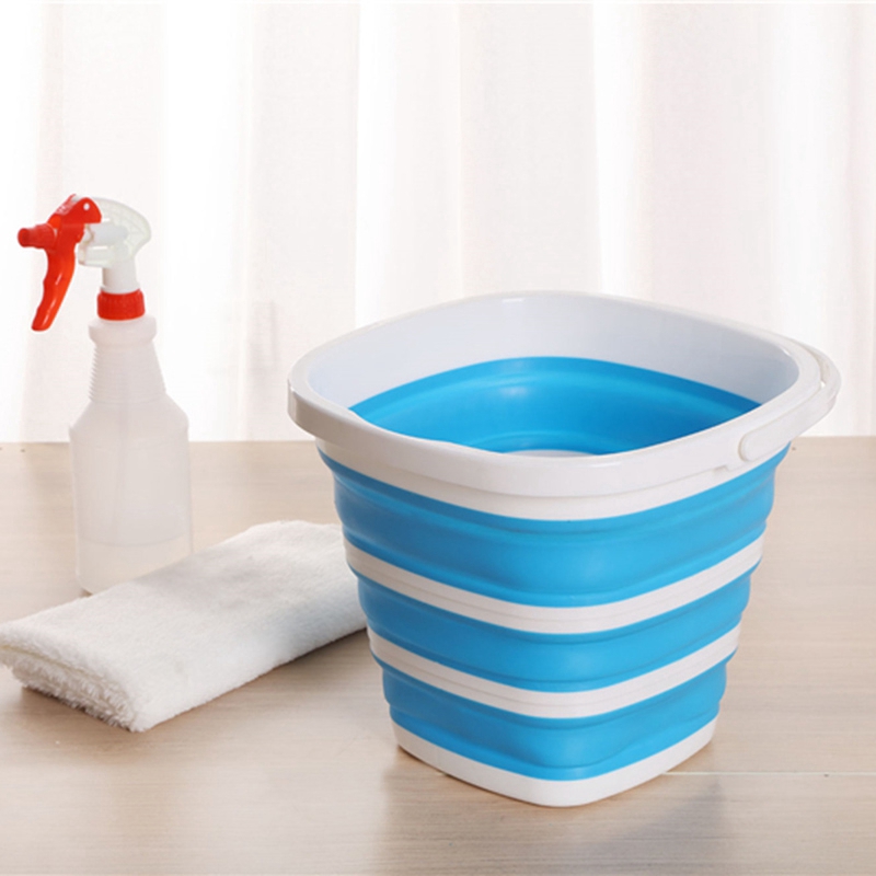 Portable Folding Bucket Foldable Basin Tourism Outdoor Folding Bucket ...