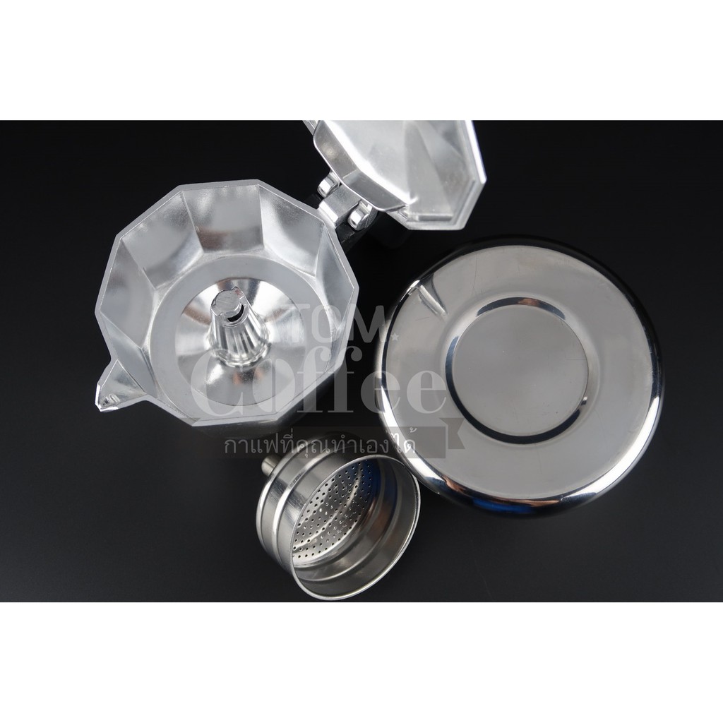 Moka Pot ATOM COFFEE รุ่น Hybrid (ไฮบริด) 6 Cup 2022 รุ่น upgrade วาล์ว ...