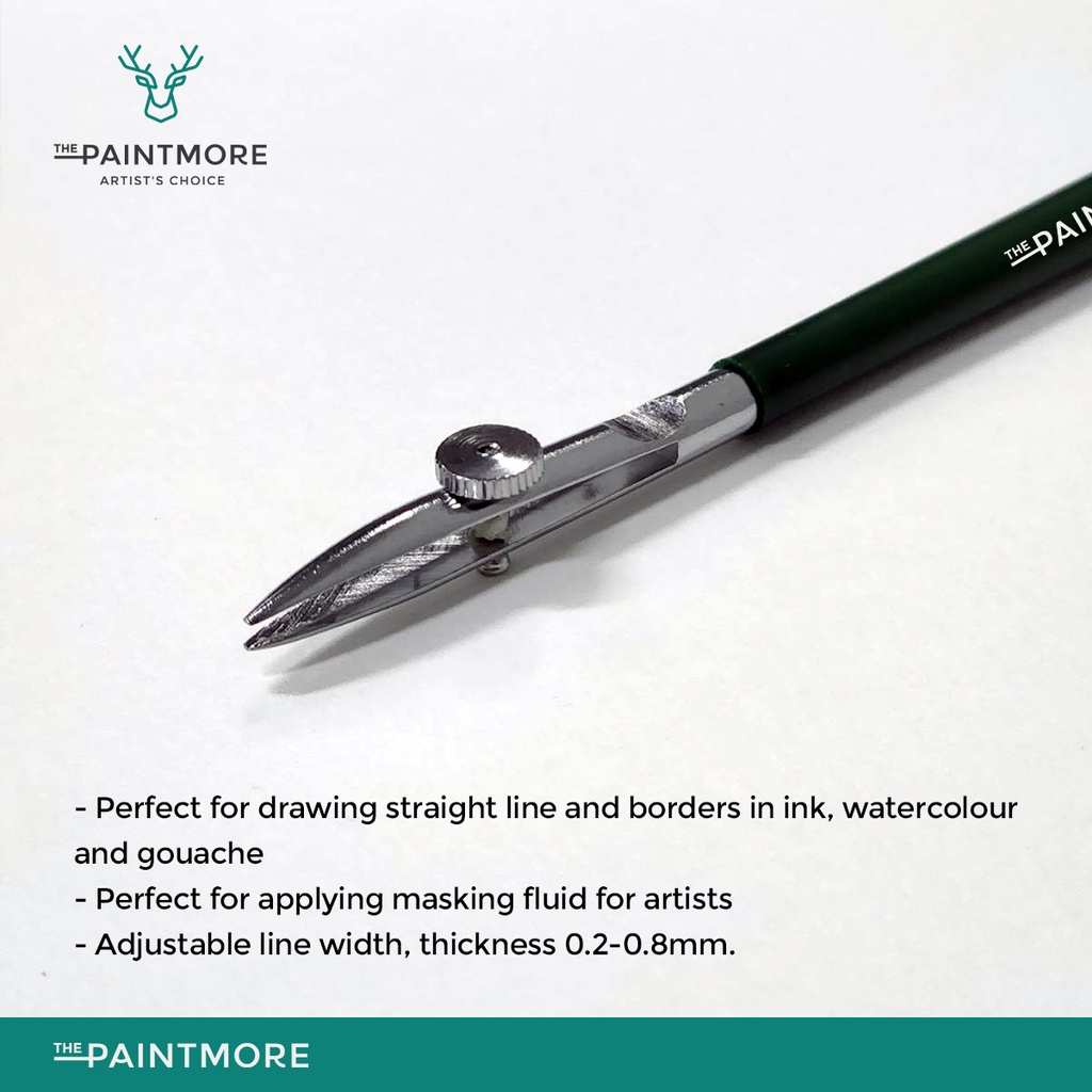 The Paintmore Art Ruling Pen ปากกาเขียนแบบ ตีเส้น ปากกาสำหรับกาวกั้นสี ...