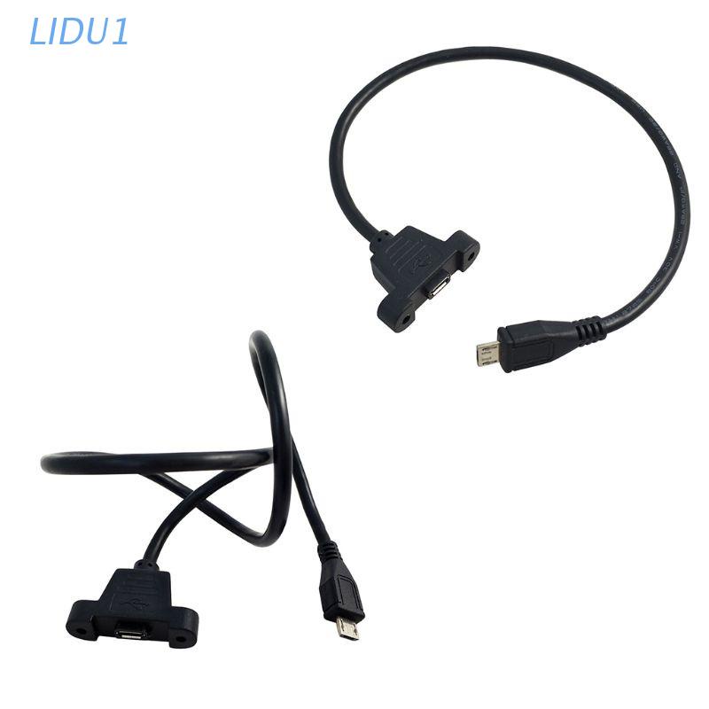 LIDU1 30cm/50cm Micro USB USB2.0 Male Connector to Female Extension ...