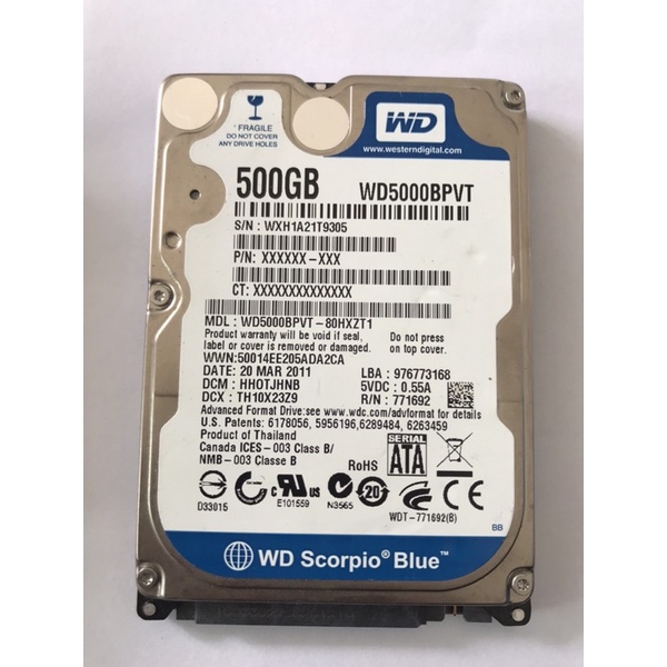 ฮาสดิส HDD WD SATA ขนาดความจุ 500 GB | Shopee Thailand ฮาสดิส HDD WD SATA ขนาดความจุ 500 GB | Shopee Thailand