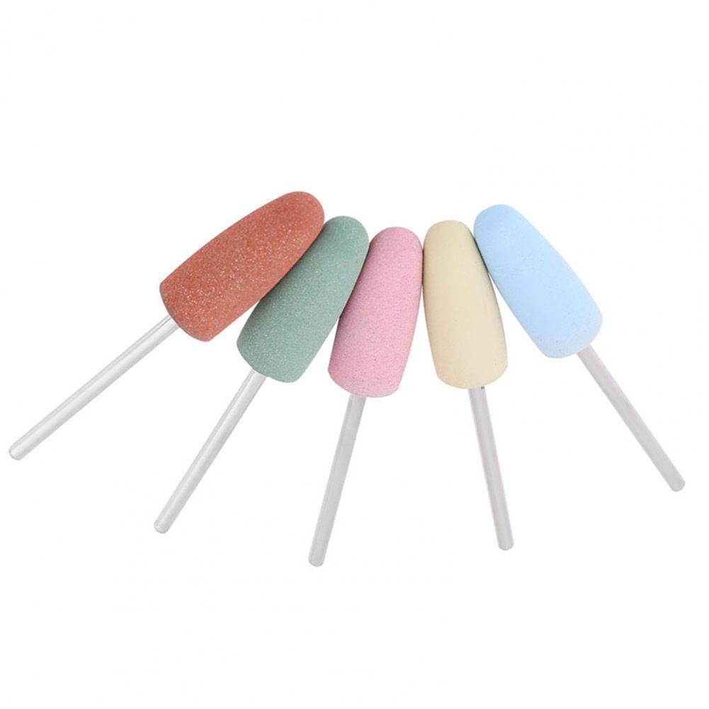 5pcs Nail Art Polisher Grinders Tools Cuticle Drill Buffer Bits ...
