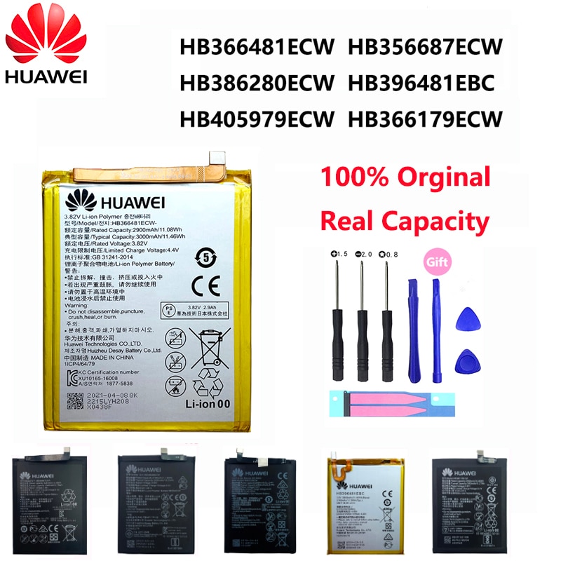Orginal Huawei P9 P10 Honor 8 9 Lite 9i 5C HB366481ECW Enjoy Nova Mate ...